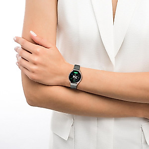 Meliya Metal Band Compatible with Samsung Galaxy Watch 7 Band 40mm 44mm, Galaxy Watch FE Bands 40mm, 20mm Stainless Steel Replacement Strap for Galaxy Watch 7 Band Women Men (Graphite)