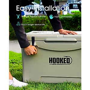 ALIENSX Cooler Latch Replacements (2-Pack) - Universal Fit for Yeti & RTIC Coolers, Durable Non-Slip Rubber T-Grip Handles, Heavy-Duty Replacement Latches for Easy Installation & Maintenance