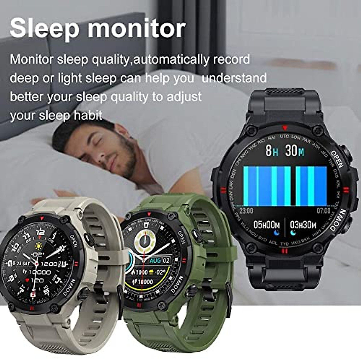 SHAPERME K22 Smart Watch Sport Support Bluetooth Call 2023 New Music Alarm Clock for Android Smartwatch V2Q5 Reminder Phone