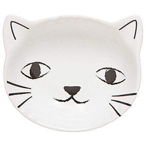Now Designs Purrfect Kittens Stoneware Shaped Pinch Bowls 2 oz, Set of 6
