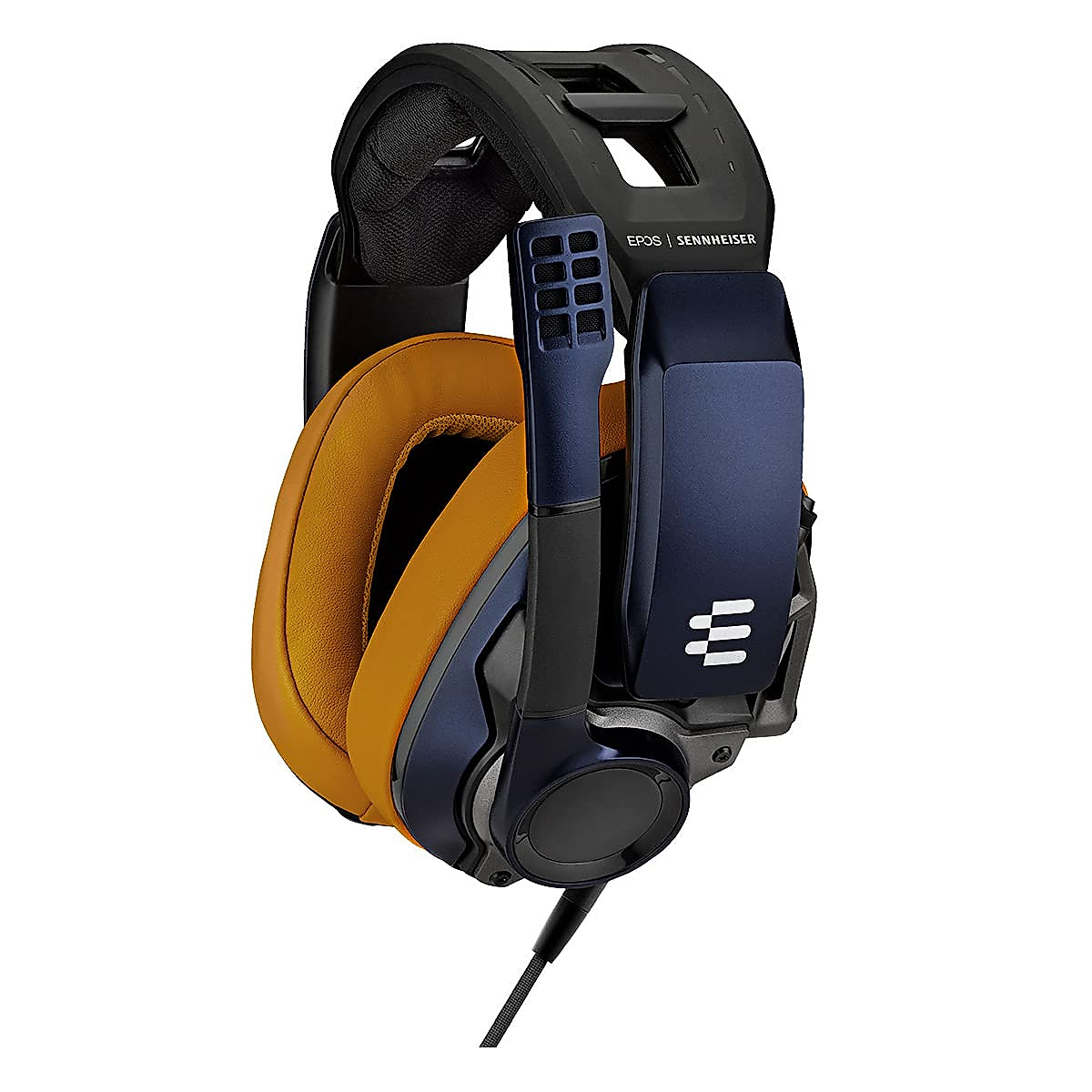 EPOS I Sennheiser GSP 602 – Wired Closed Acoustic Gaming Headset, Noise-Cancelling Microphone, Adjustable Headband with Customizable Contact Pressure, Volume Control, for PC + Mac + Xbox + PS4, Pro