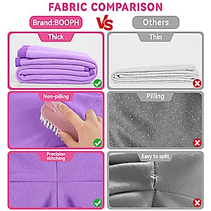 BOOPH Girls Winter Leggings Fleece Lined Kids Basic Pants for 7-8 Years Dark Gray