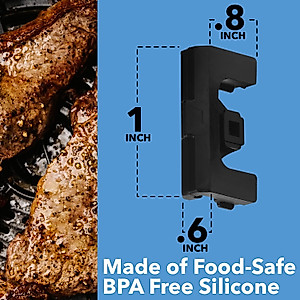 Impresa - Silicone Air Fryer Rubber Bumpers - 8 Pack - Protective Feet for Vortex, Cosori, and Other Compatible Brands - Prevents Tray and Basket Damage - Replacement Parts