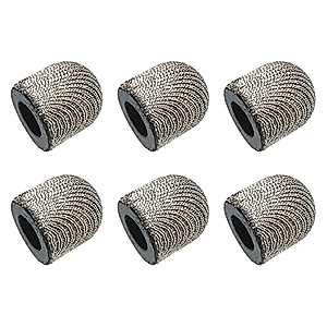 MECCANIXITY 6pcs 6mm Stylus Pen Fine Tips Conductive Fiber Capacitive Touch Screen Pens Tip Universal Replacement