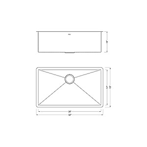 32 Inch Zero Radius Design 16 Gauge Undermount Single Bowl Stainless Steel Kitchen Sink Premium Package