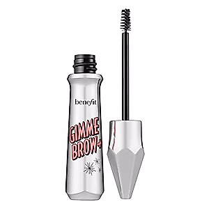 Benefit Gimme Brow+ Volumizing Fiber Gel, 4 Medium Warm Deep Brown, 1 Count