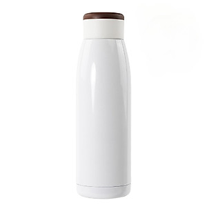 14 oz Travel Coffee Tumbler with Lid, Stainless Steel Double Walled and Vacuum Insulated Tumblers,Coffee Thermos Watter Bottle for Gift, Shake the Travel Coffe Mugto Get the Walls Cold/Hot(White)