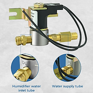 Romalon 990-53 Humidifier Solenoid Vavle Replacement Fit for Gen-eral & Gene-ralaire Humidifier,24 Volts Replaces 1042 1042LH 1137 1042L