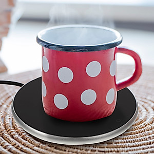 Luxshiny to Electric Tea Warm Beverage Reusable for Pad Mug Keep USB Metal Milk Home Warmer Water Chocolate Coffee Desktop Heater Mat Wax Candle Cups Coaster Plate Heating Machine Hot