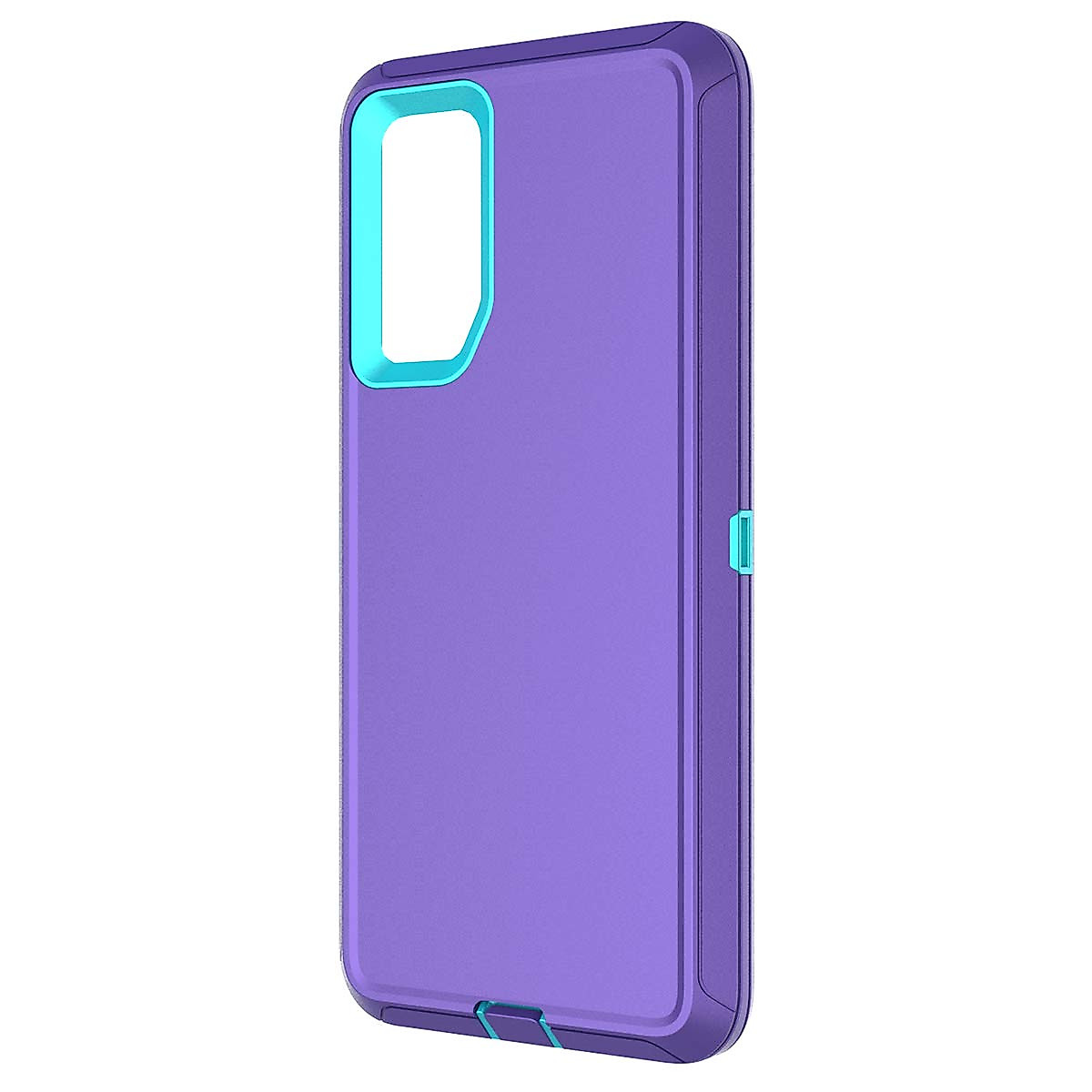 Annymall Cover for Galaxy S20 FE 5G Case for Samsung S20 FE Heavy Duty Case with Screen Protector for Women Men Rugged Shockproof Cover for Samsung Galaxy S20 FE 5G 6.5 inch (Purple/Sky Blue)