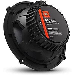 JBL GTO629 6.5" GTO 2-Way 360 Watts MAX Power Grand Touring Series Coaxial Car Audio Speakers Bundled with Alphasonik