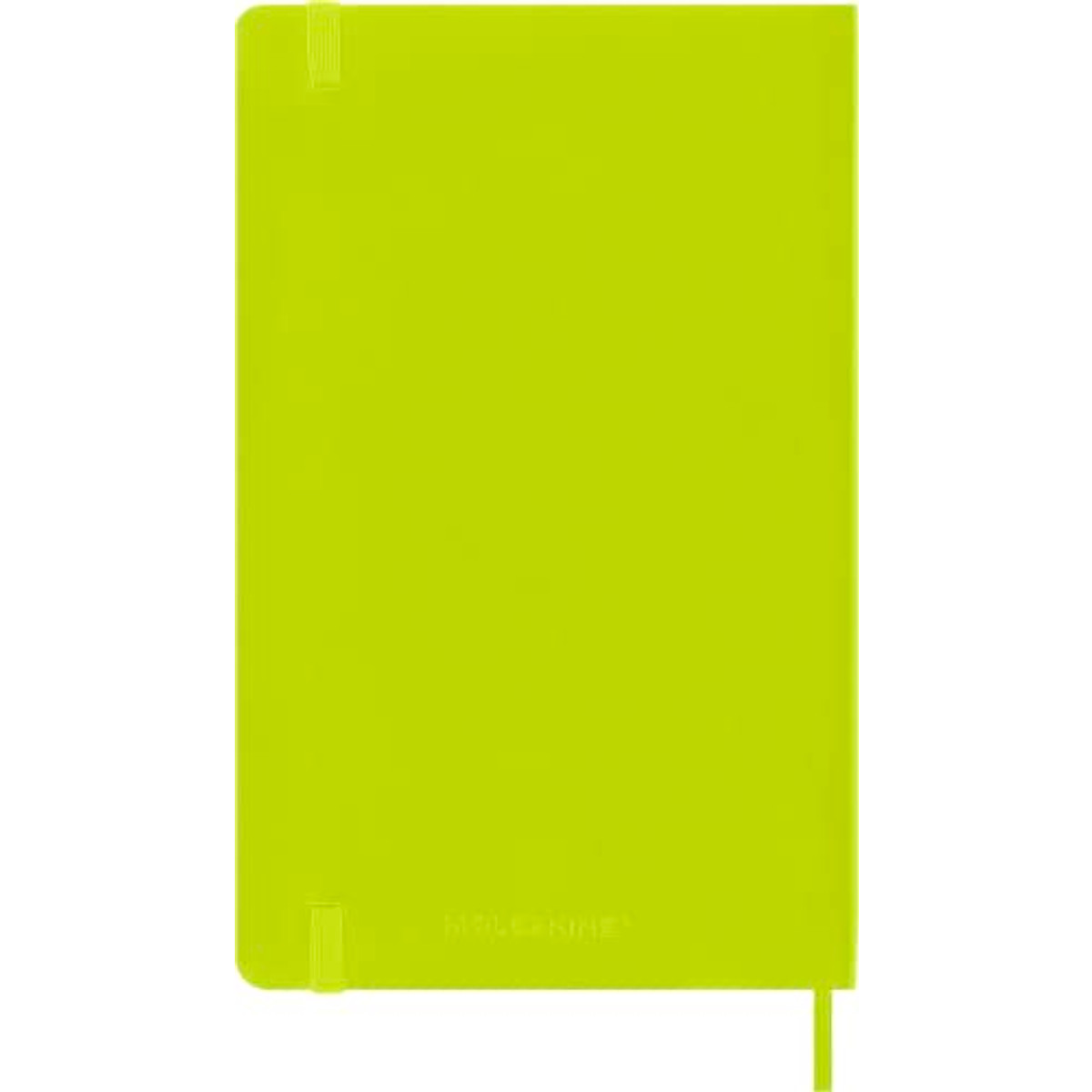 Moleskine Classic Notebook, Soft Cover, Large (5" x 8.25") Ruled/Lined, Lemon Green, 192 Pages
