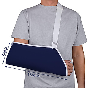 Ultrassist Arm Sling for Shoulder, Elbow, Wrist Injuries, Arm Sling Suitable for Adults with Lightweight and Breathable - Large Size