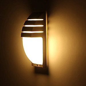 OurLeeme Wall Light Decorative Wall Sconce Porch Lamp 8W Energy Saving COB Stair Light Bright and Soft LED Wall Lamp for Home Patio Garden Walkway