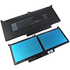 F3YGT 7480 DM3WC Battery for Dell Latitude 7480 7390 7280 7290 7380 7490 E7280 E7480 E7490 12 7000 13 7000 14 7000 Series P73G P73G002 P29S002 ODM3WC DM6WC 2X39G KG7VF 451-BBYE 453-BBCF f3ygt