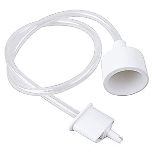 Food Saving Adapter PU Kitchen Vacuum Attachment Kit Vacuum Sealer Accessory Hose for DS2000/DS5800/3600, White (1pcs pack)