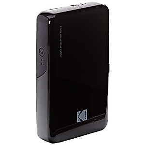 Kodak HD Wireless Portable Mobile Instant Photo Printer, Print Social Media Photos, Premium Quality Full Color Prints. Compatible w/iOS and Android Devices (Black)