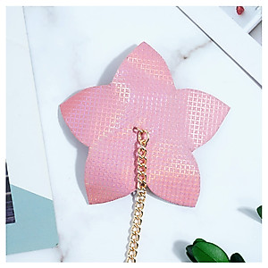 Sexy Crystal Bra Body Chain Nipple Pasties with Choker Reusable Stars Nipple Cover Stickers Metal Chain Necklace Rave Festival Body Jewelry for Women (Pink)