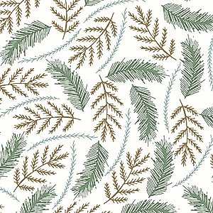 WESTICK Leaf Wallpaper Peel and Stick Fresh Natural Needles Leaves Contact Paper Self Stick Cute Tropical Wall Paper Waterproof Botanical Wallpaper for Bedroom Cabinets Dresser Nursery 17.5 x 118 in