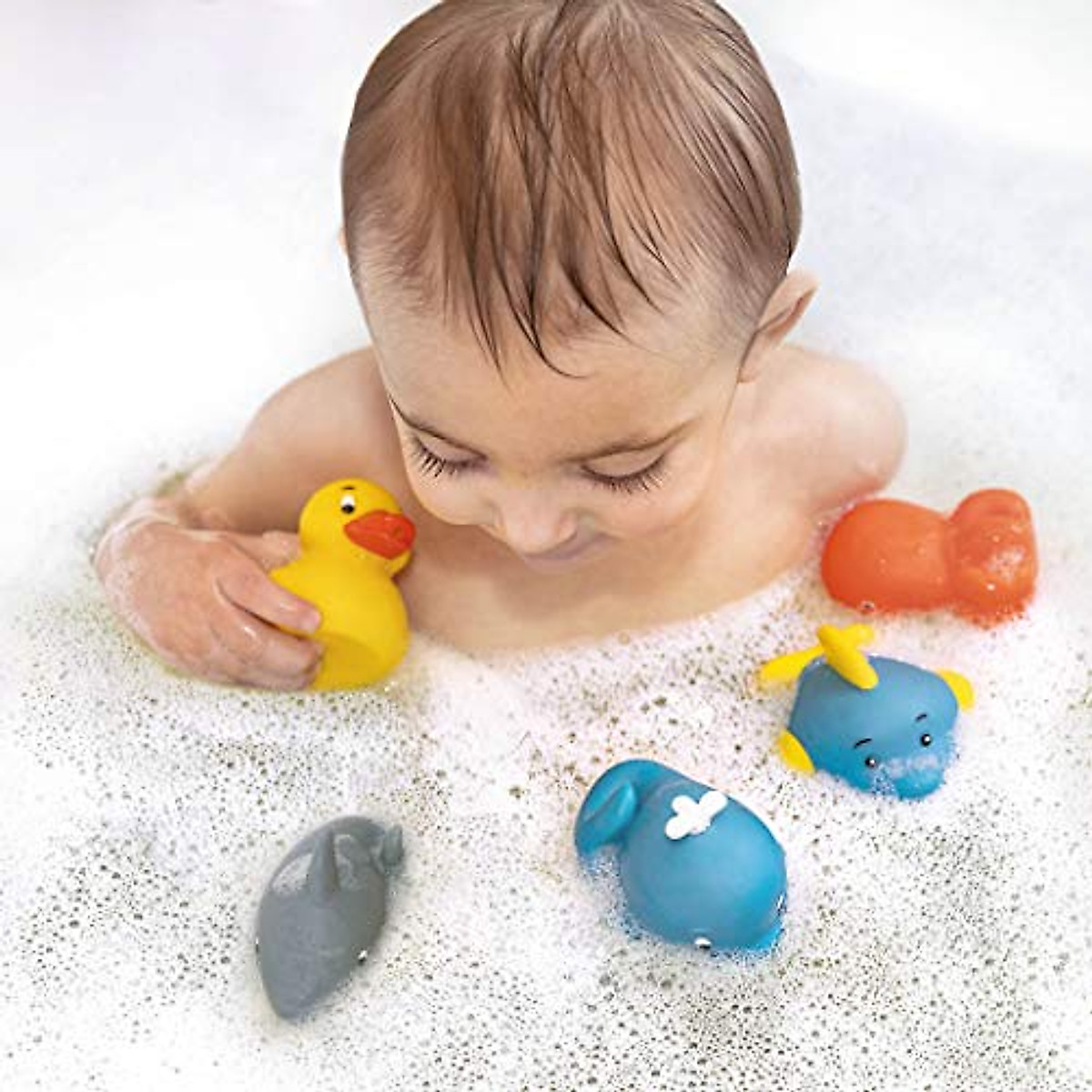 Battat – Bath Tub Squirters – Sea Animals Bundle – Water Squirt Animals – Bath & Beach Toys – 10 Months + – Sea Bath Buddies + Best Friends Bath Buddies