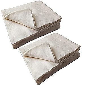 Crib Quilt Batting for Quilting,2PCS 45"X60" Natural Cotton Quilting Batting Fabric for Sewing