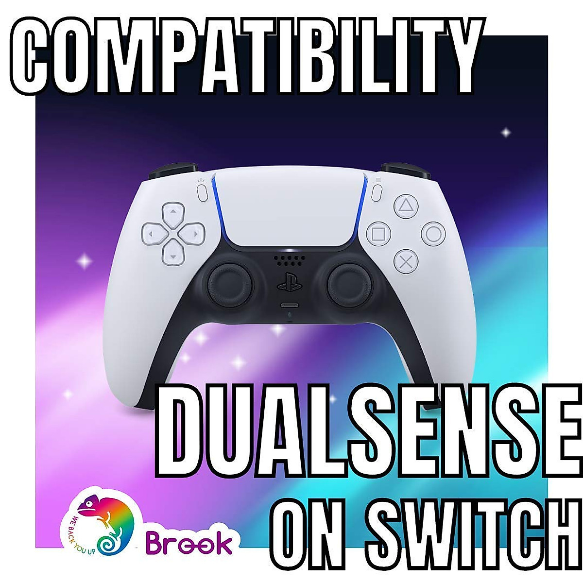 Brook Wingman NS converter- Support Xb Series X/S/One/360, PS5/PS4/PS3, Xb Elite 1/2, Switch Pro Controllers on Switch and PC(X-Input) Console, Consoles Adapter, Support Turbo and Remap