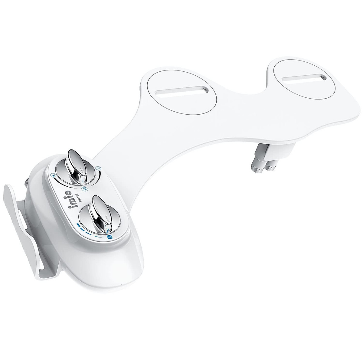 imio BD158 Non-Electric Bidet Attachment Adjustable Water Pressure and Self Cleaning Nozzle