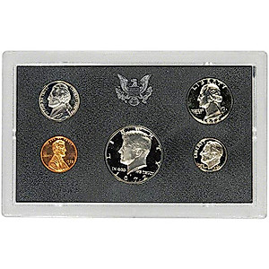 1972 S Gem 5-Piece Proof Set penny, nickel, dime, quarter, half US Mint Original Packaging Proof Coins