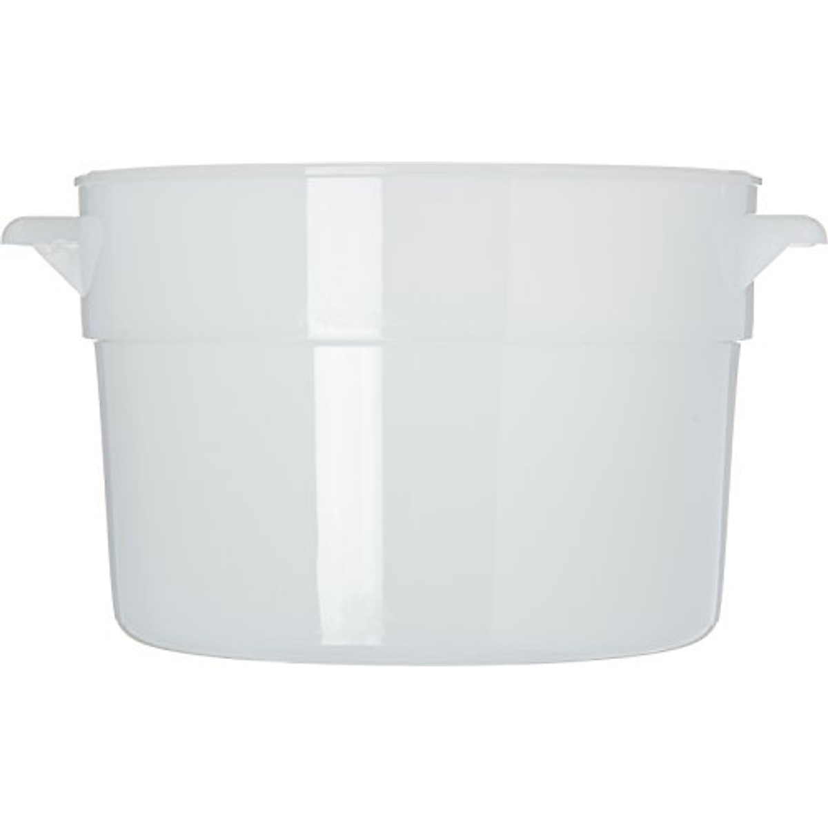 Carlisle FoodService Products BPA-Free Bains Marie Round Storage Container, 2 Quart, White