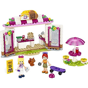 LEGO Friends Heartlake City Park Café 41426 Building Toy, Outdoor Café Set Inspires Role Play and Includes 2 Buildable Mini-Doll Figures, Great Gift for Kids Who Love Food Play (224 Pieces)