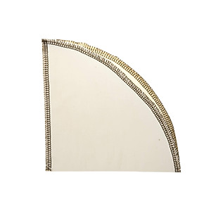 CoffeeSock Reusable Filters Made To Fit Hario v60-02 Style - GOTS Certified Organic Cotton Reusable Coffee Filters,Natural (V60-02)