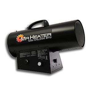 Mr. Heater F271400 MH170QFAVT Forced Air Propane Heater,Black,Medium