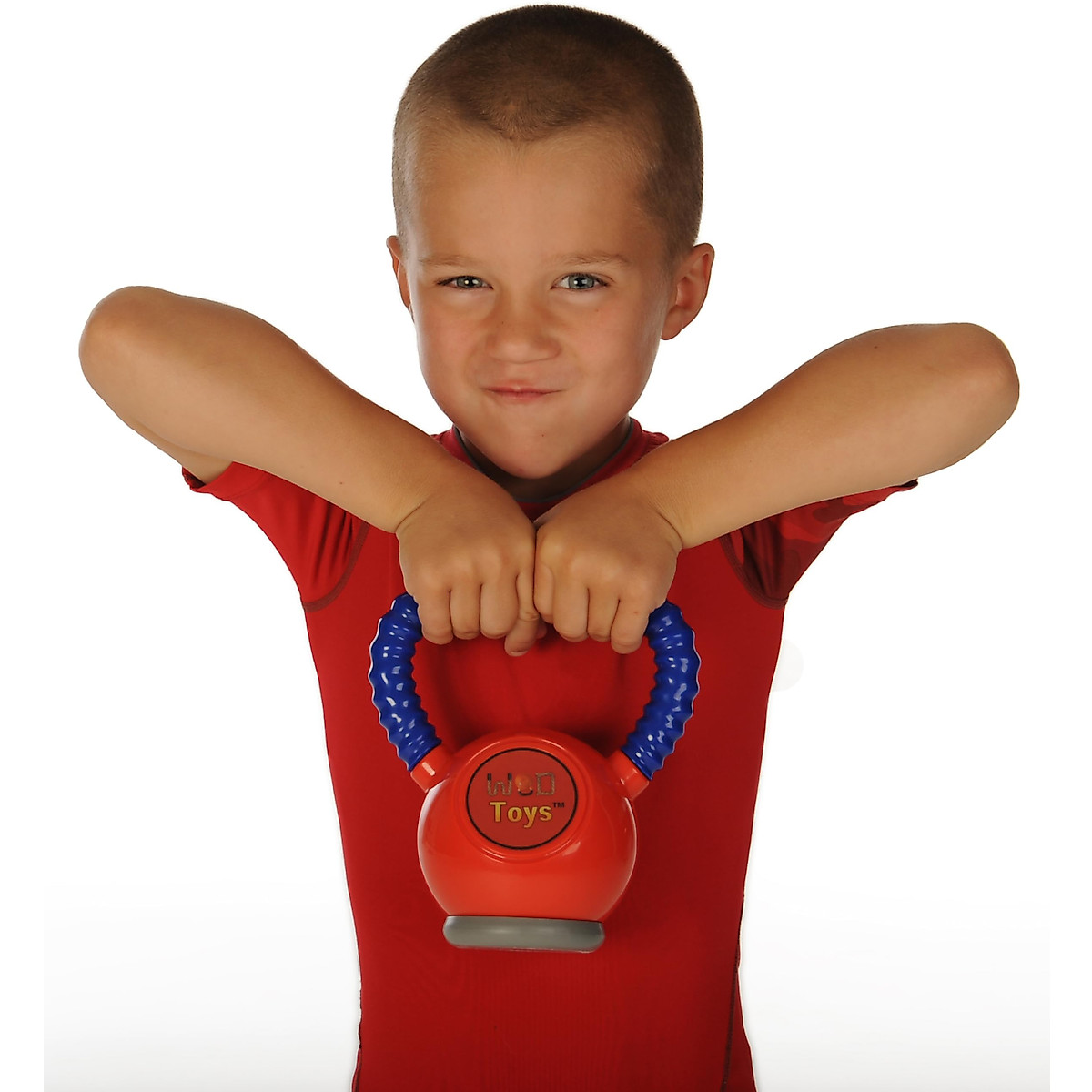 WOD Toys® Kettle Kid Kettlebell Red - Safe, Durable Kettle Bell Weight lifting Toy for Kids Fitness - Kid Gym Workout and Exercise Equipment for Toddlers and Children