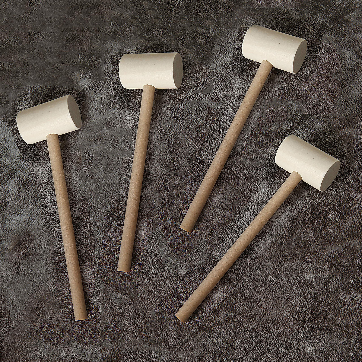 18 Pcs Mini Wooden Hammer Creative Pounding Educational Mallet for Boys and Girls