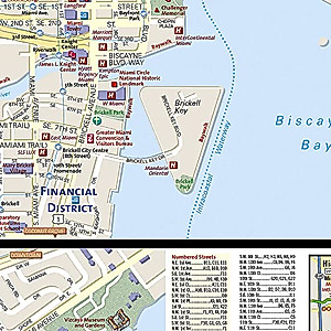 Miami and the Keys Map (National Geographic Destination City Map)