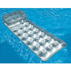 Intex 18-Pocket SUNTANNER, Clear Top/Silver Bottom