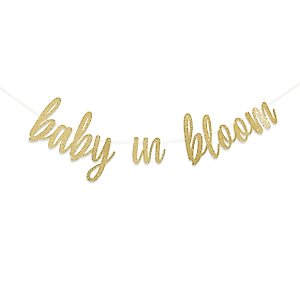 Baby in Bloom Banner - Baby in Bloom Shower, Baby Shower Decorations, Floral Theme Baby Shower Decorations, Flower Baby Shower Banner