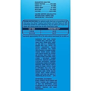 9Lives Crunchy Cat Treats, Chicken & Turkey Flavor, 2.1 Ounce Bag (Pack Of 12)