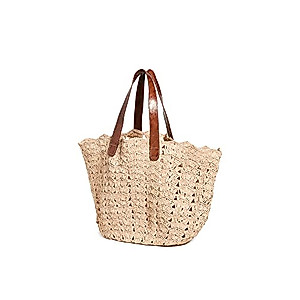 Mar Y Sol Women's Paros Tote Bag, Natural, Tan, One Size