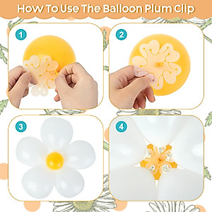 161pcs Daisy Balloon Garland Arch Kit, Pastel Groovy Flower Party Decorations with Pink Yellow Orange Blue Green Daisy Banners for Baby Shower Daisy Retro Hippie Two Groovy Boho Birthday Party Decor