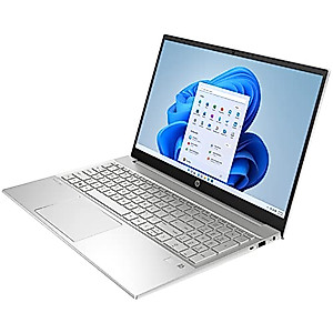 HP 2023 Pavilion 15 15.6" Touchscreen FHD Business Laptop, 12th Gen Intel 10-Core i7-1255U, 32GB DDR4 RAM, 1TB PCIe SSD, WiFi 6, Bluetooth 5.3, Backlit Keyboard, FR, Windows 11 Pro, BROAG HDMI Cable