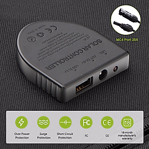 ALLPOWERS 700W Solar Generator with Solar Panel included, 606Wh Portable Power Station with 140W Panel In, Multiple Outlets for Camping Emergency 12V Battery Laptop Phone RV