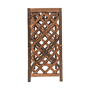 Air Conditioner Fence Screen, Privacy Fence for Garbage Cans, Air Conditioner Fence for Outside Units, Fir Wood Privacy Fence Panels for Outside, Privacy Screen Kit (39.37 * 16.93 * 37.01in)