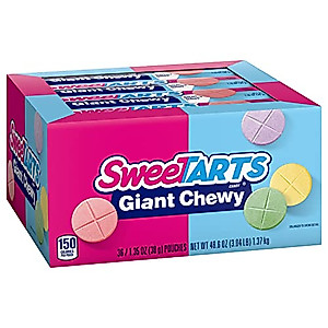 SweeTARTS Giant Chewy Candy, 1.35 Ounce (Pack of 36)
