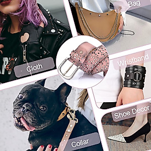 200Sets 6mm Round Cap Leather Rivets, Double Cap Rivets Tubular Metal Studs Rivets for Leather Purse Keyrings Repair and Crafts Decoration (6mm Silver)