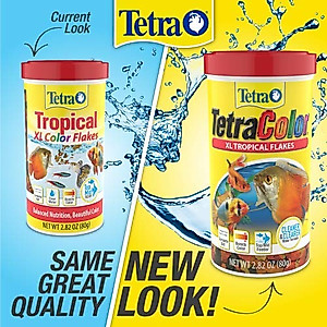Tetra 16265 Color Tropical Flakes with Natural Color Enhancer, 2.82-Ounce