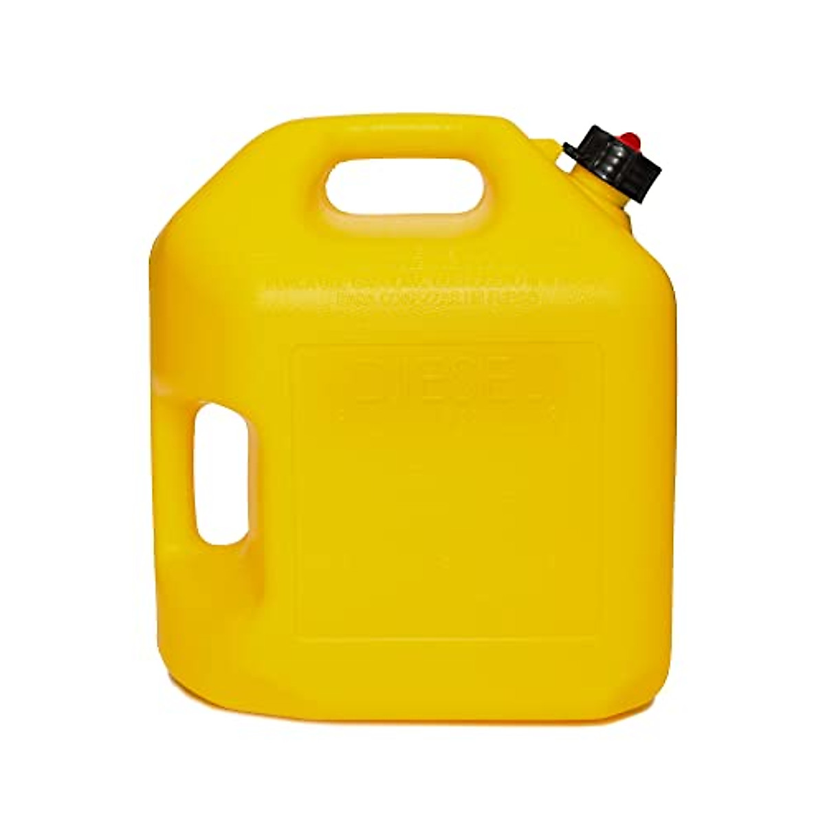 Midwest Can Company 8610 EPA & CARB Compliant 5 Gallon Diesel Can Fuel Container with Flame Shield Safety System and Auto Shut Off (4 Pack)