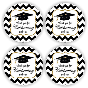 Philly Art & Crafts Graduation Stickers - Graduation Favor Stickers - Graduation Labels - Set of 40 Stickers
