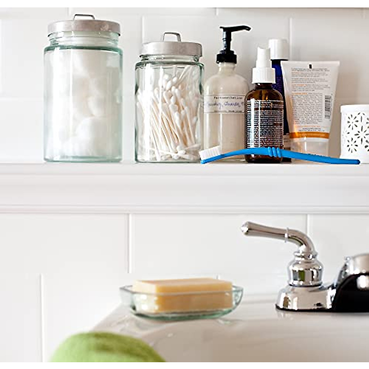 Preserve Eco Friendly Adult Toothbrushes, Made in The USA from Recycled Plastic, Lightweight Paper Packaging, Ultra Soft Bristles, Colors Vary, 6 Pack