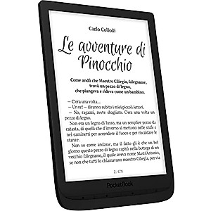 PocketBook InkPad 3 | Large 7.8ʺ Glare-Free & Eye-Friendly E Ink Technology | Touchscreen | Wi-Fi | Text-to-Speech Function | Audio Output | Audiobooks | Adjustable SMARTlight | Micro-SD Slot